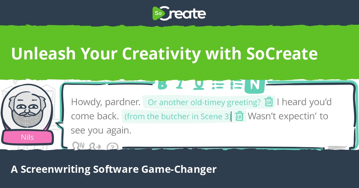 SoCreate - Unleash Your Creativity with SoCreate: A Screenwriting ...