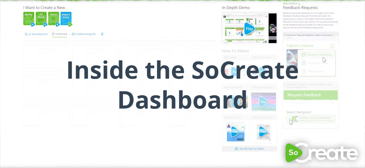 SoCreate - Inside the SoCreate Dashboard
